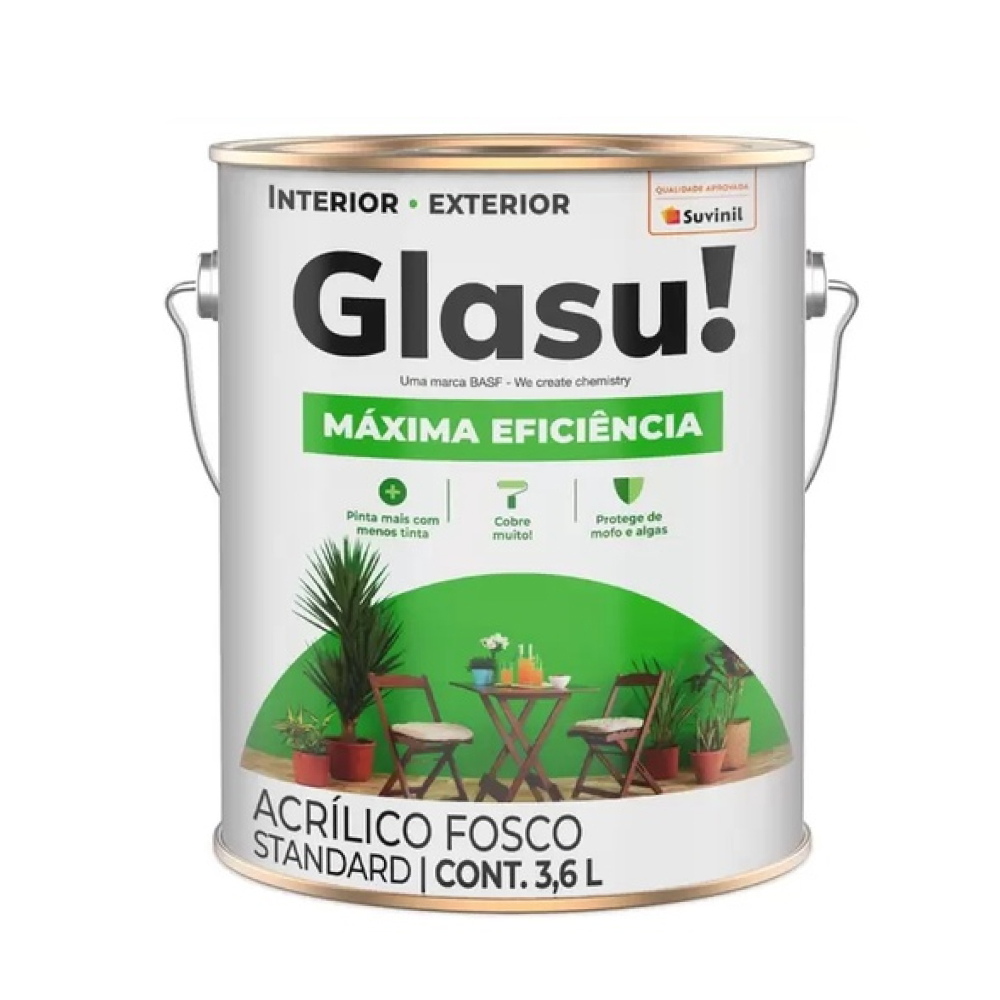 GLASU MAX EFIC 3,6L PALHA BASF | AM Comercial
